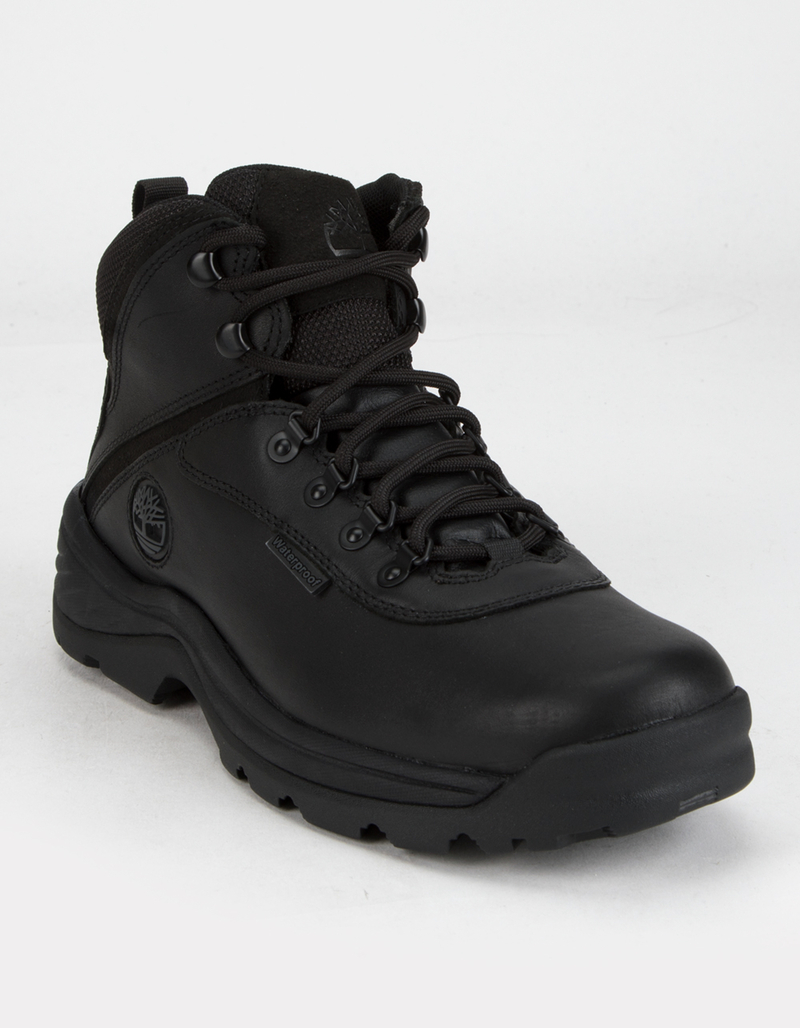TIMBERLAND White Ledge Mid Waterproof Mens Black Hiking Boots - BLACK ...