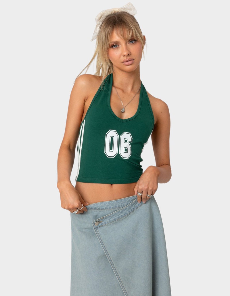 EDIKTED 06 Halter Top - GREEN - XL | Tillys