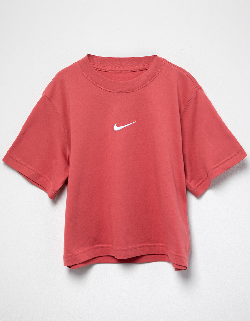 NIKE Essentials Girls Boxy Tee - RUST | Tillys