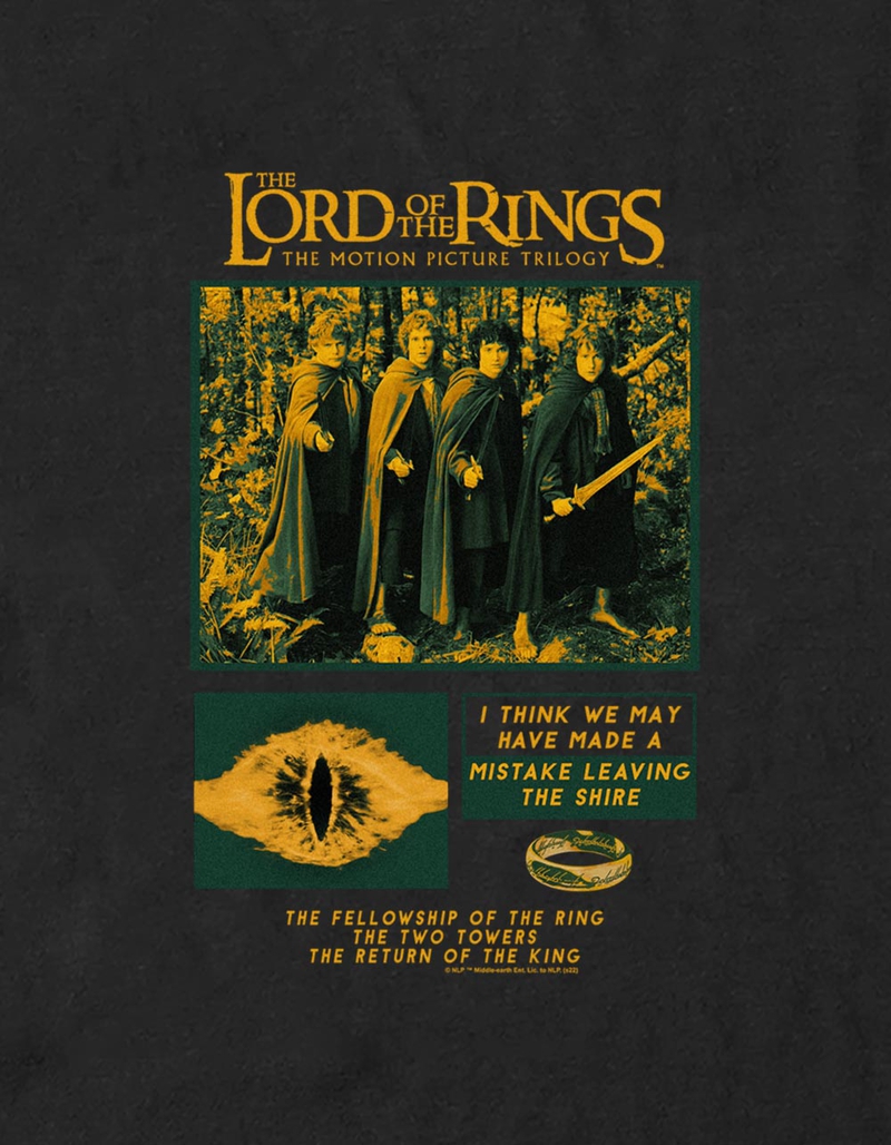 LORD OF THE RINGS Technical Hobbits Unisex Tee - BLACK | Tillys