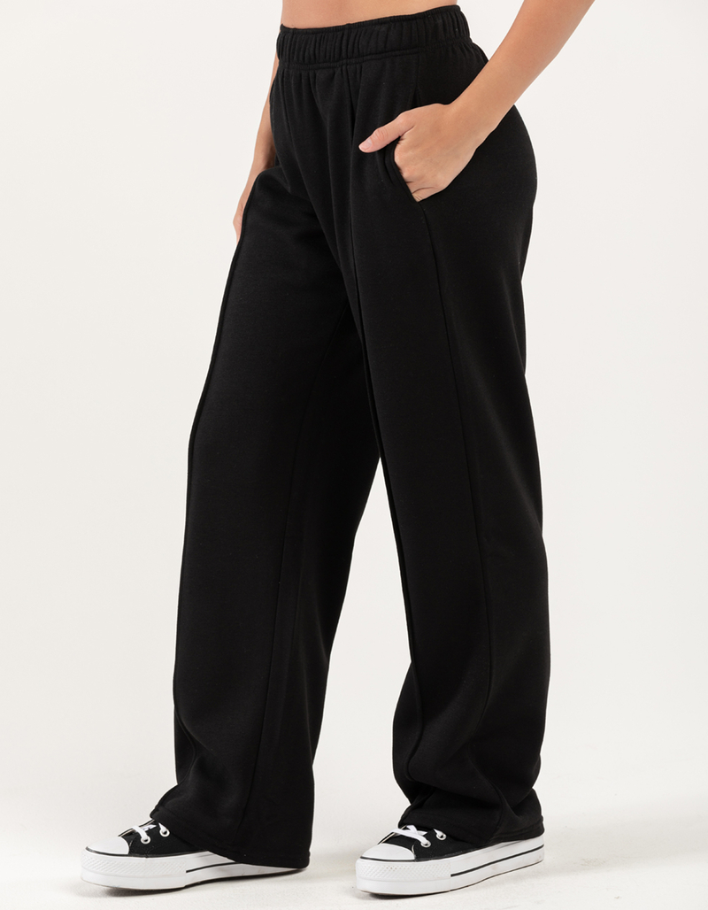 FULL TILT Essentials Womens Wide Leg Pants - BLACK | Tillys