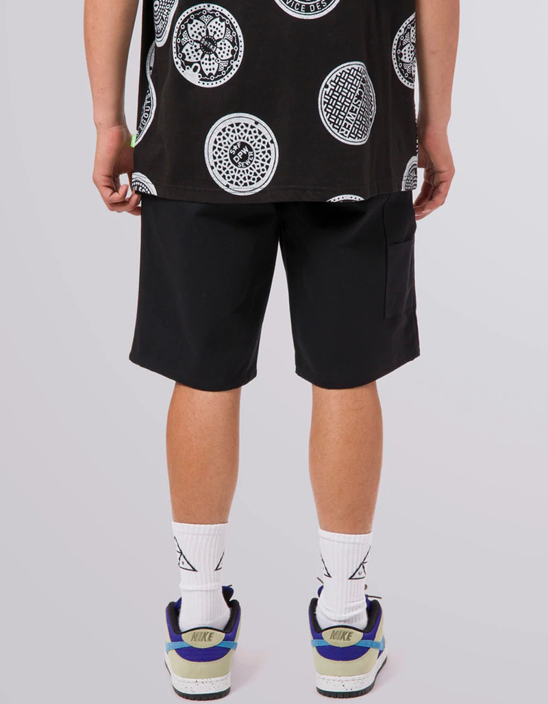 HUF Workman Mens Canvas Shorts - BLACK | Tillys