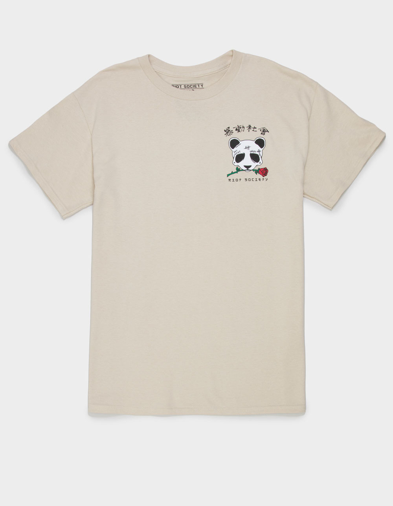 RIOT SOCIETY Panda Rose Mens Tee - SAND | Tillys