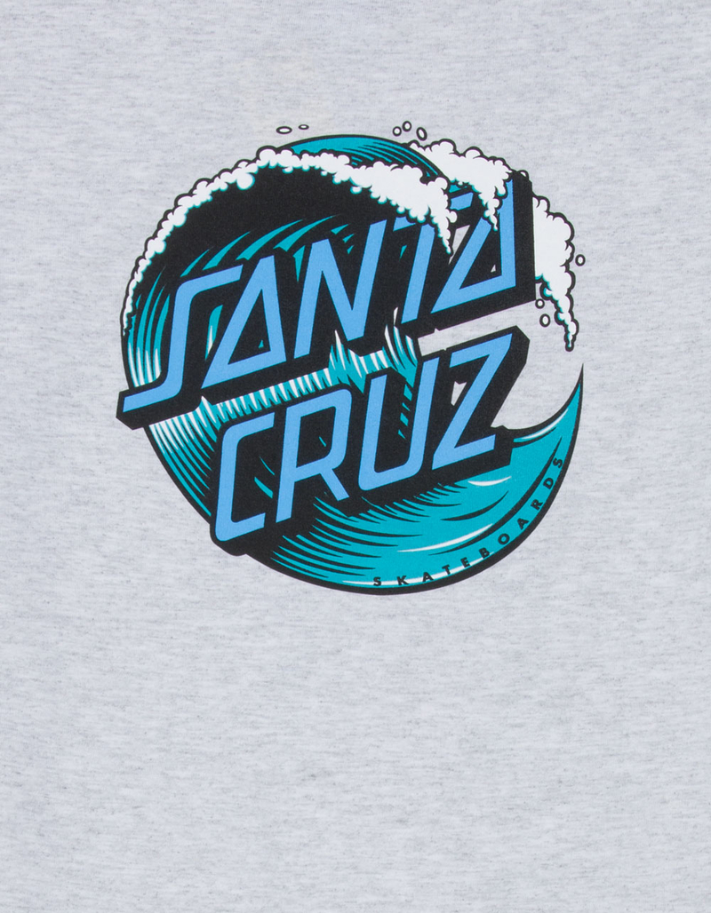 SANTA CRUZ Wave Dot Boys Tee - GRAY - M | Tillys