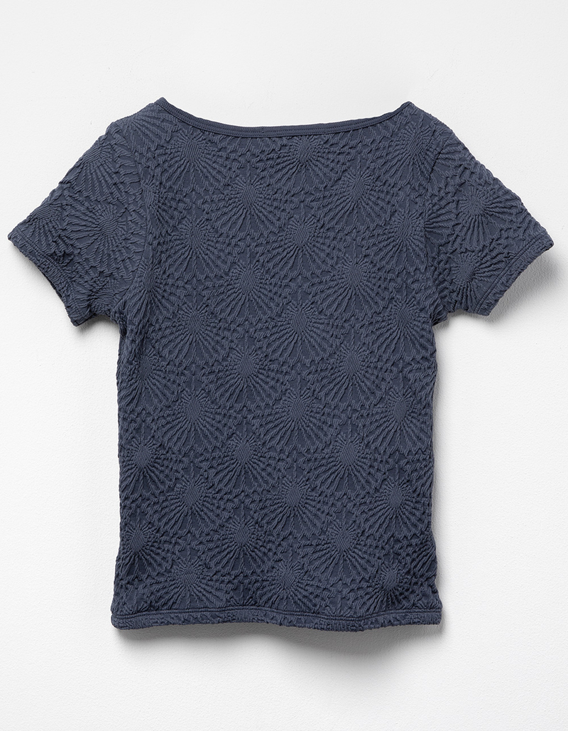 RSQ Girls Seamless Floral Square Neck Top - DUSK - M/L | Tillys