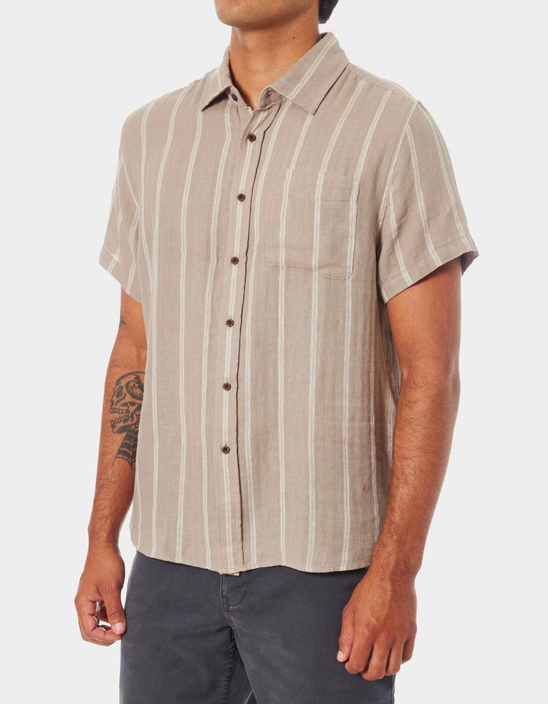 KATIN Alan Mens Button Up Shirt - KHAKI - XXL | Tillys