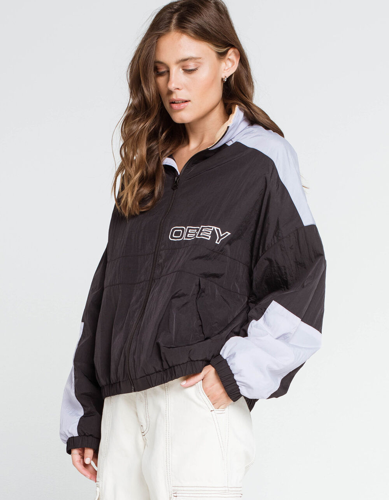 OBEY Bruges Womens Jacket - BLACK COMBO - XS | Tillys