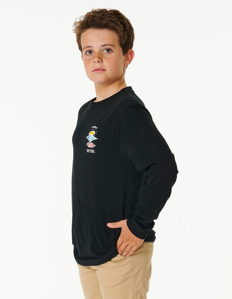 RIP CURL Search Icon Boys Tee - BLACK - S | Tillys