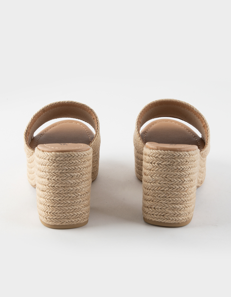 SODA Bertha Womens Platform Espadrille Sandals - LIGHT TAN | Tillys