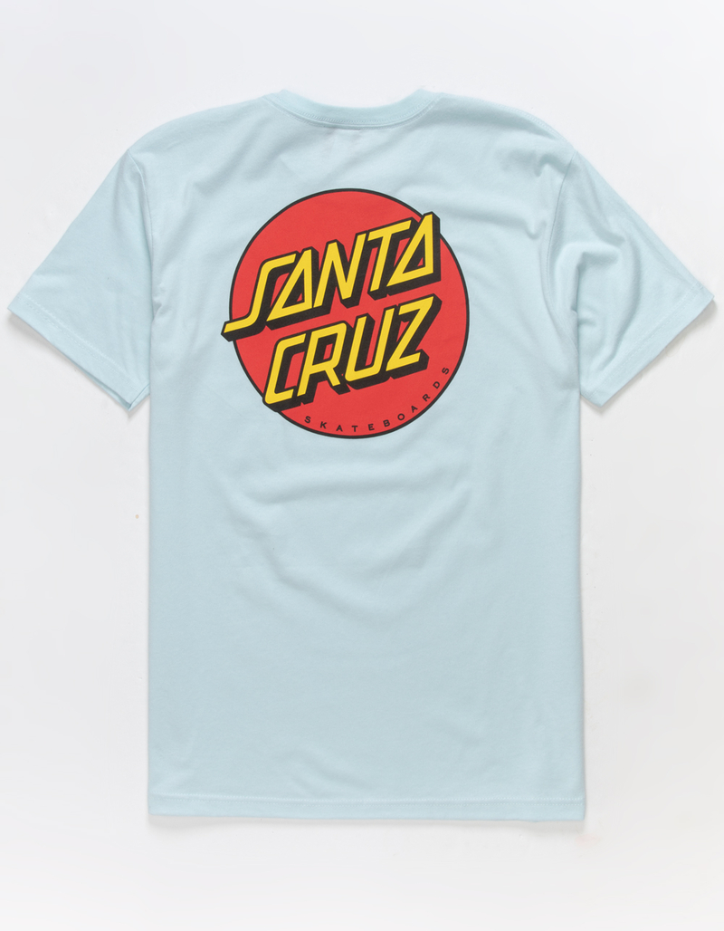 SANTA CRUZ Classic Dot Mens Tee - LIGHT BLUE | Tillys