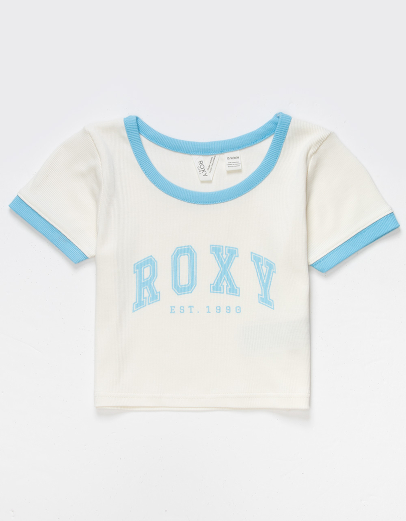 ROXY Hey Yeah Girls Ringer Tee - Cream Combo | Tillys