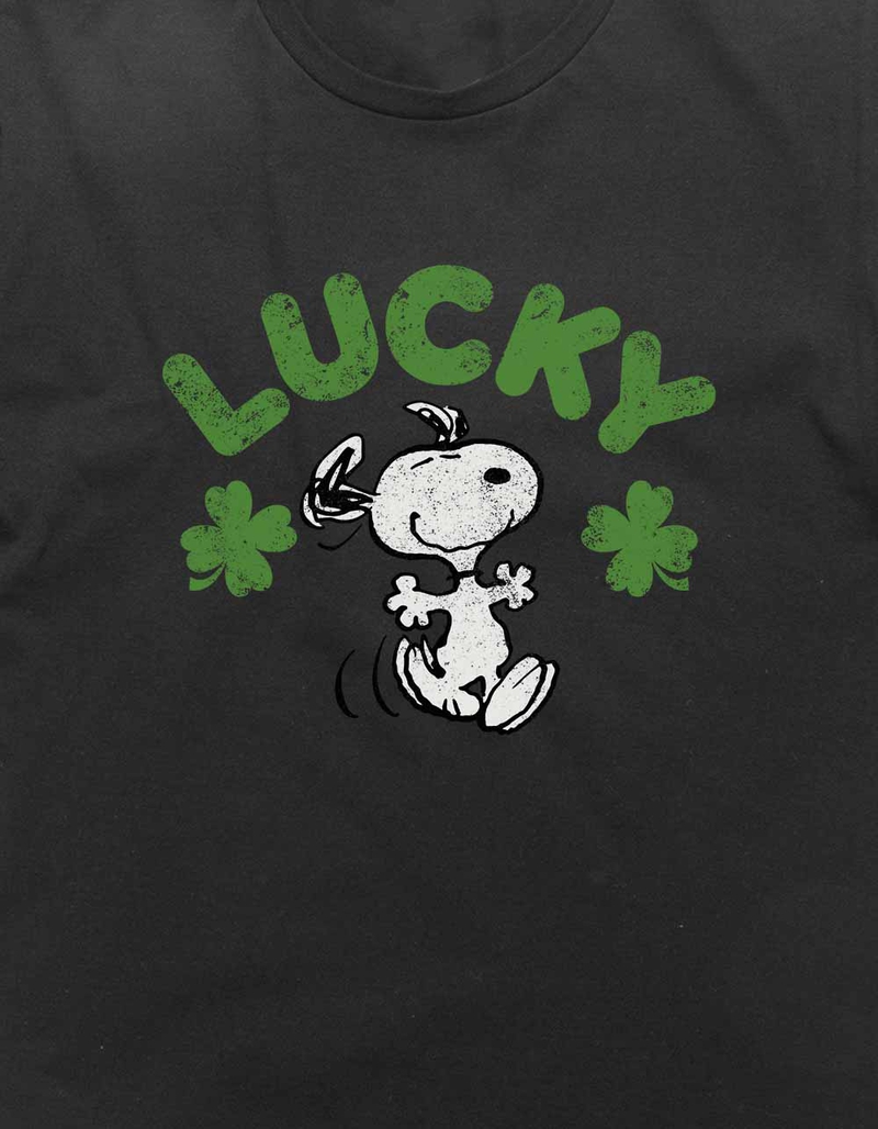 PEANUTS Lucky Snoopy Unisex Tee - BLACK - XXL | Tillys