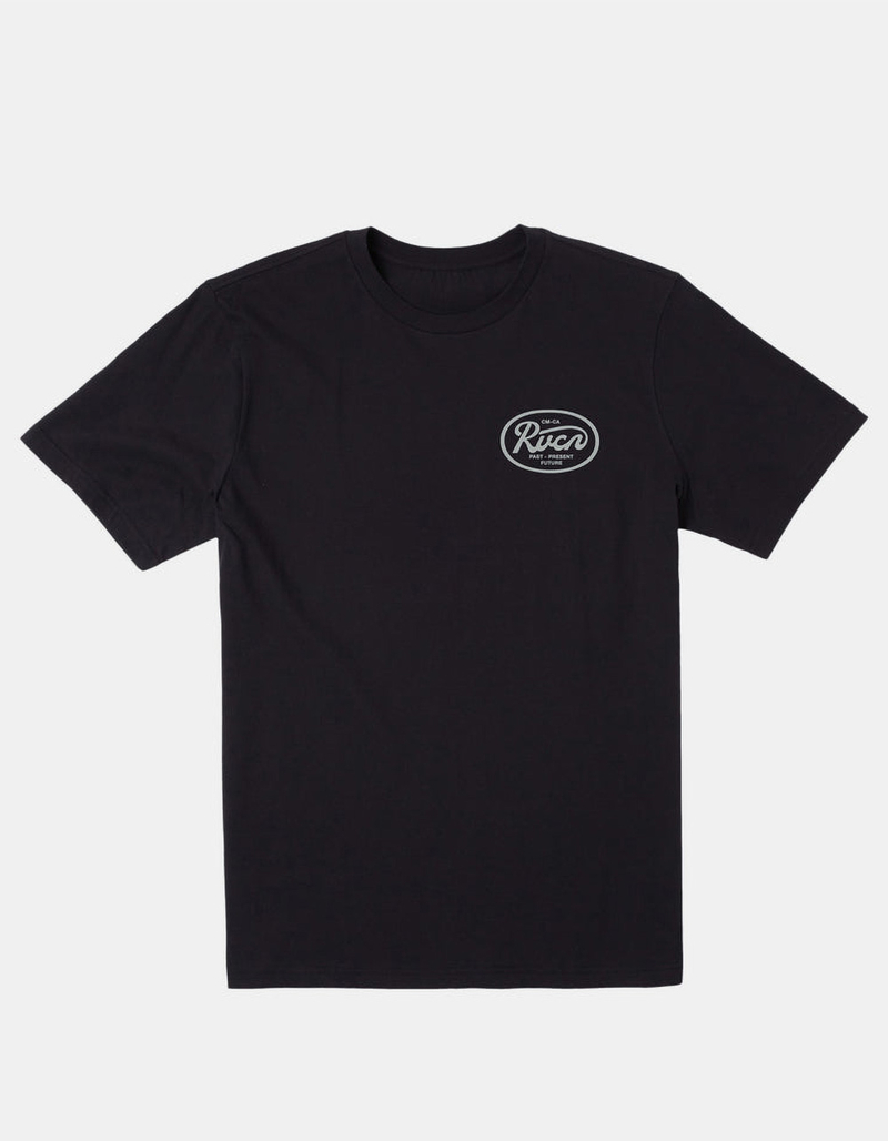 RVCA Oval Script Boys Tee - BLACK | Tillys