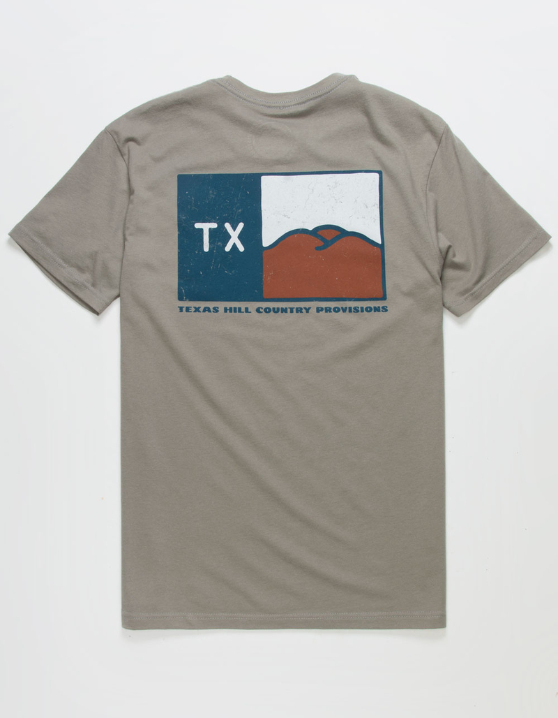 TEXAS HILL COUNTRY PROVISIONS Flag Mens Tee - GRAY | Tillys