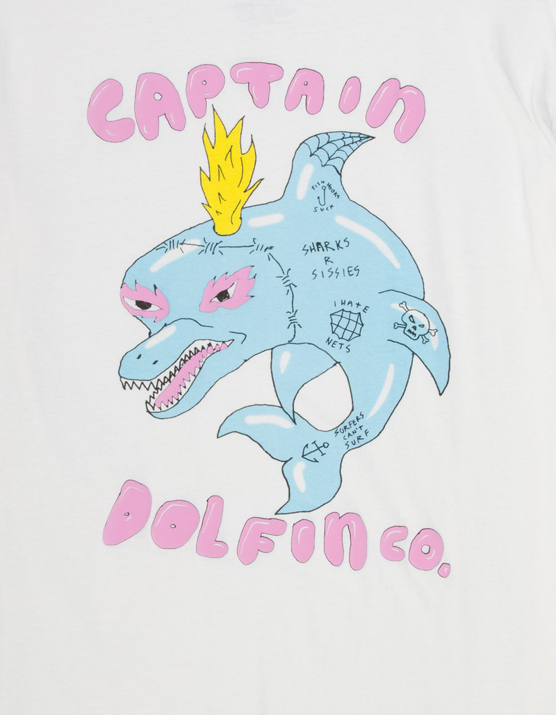 CAPTAIN FIN Ozzy Wrong Dolfin Mens Tee - OFF WHITE - L | Tillys