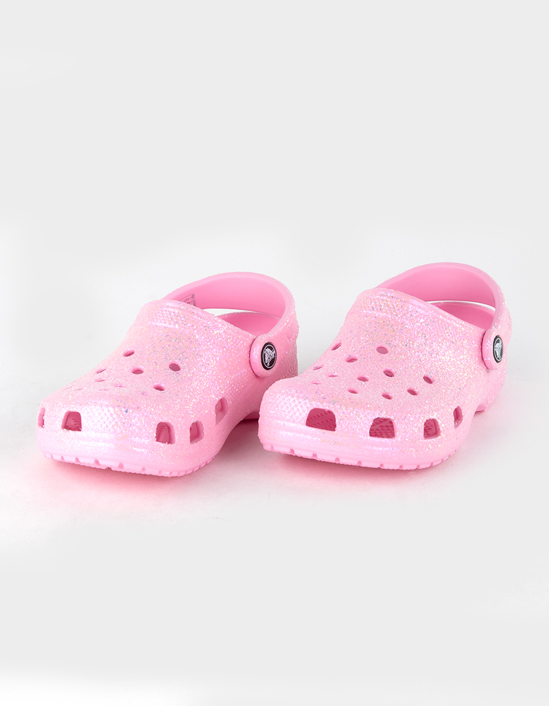 CROCS Classic Glitter Girls Clogs - BABY PINK | Tillys