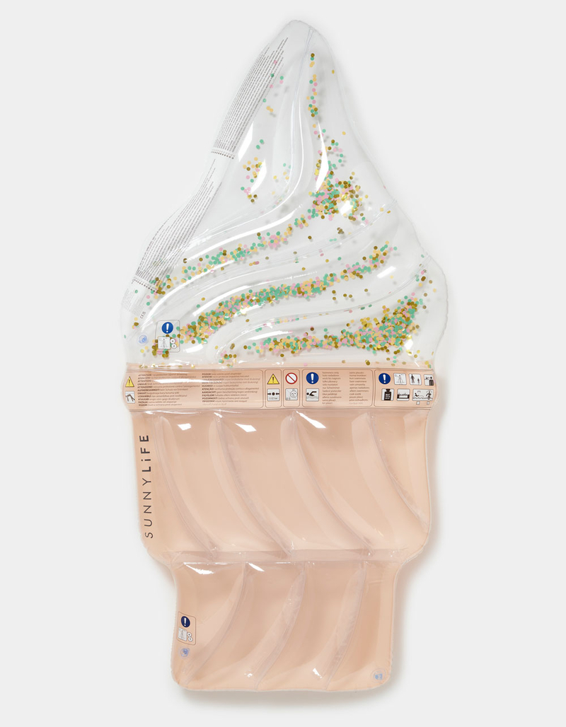 SUNNYLIFE Ice Cream Sunday Luxe Lie-On Float - CREAMSICLE - ONE SIZE ...