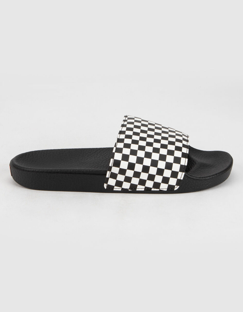 VANS Checkerboard Juniors Slide Sandals - CHECKER | Tillys