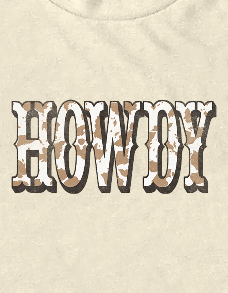 WESTERN Howdy Cow Print Unisex Tee - NATURAL | Tillys