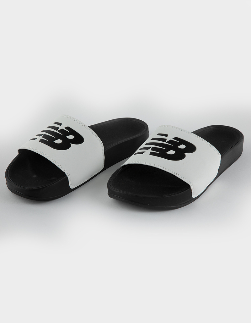 NEW BALANCE 200 Mens Slide Sandals - WHT/BLK - 7 | Tillys