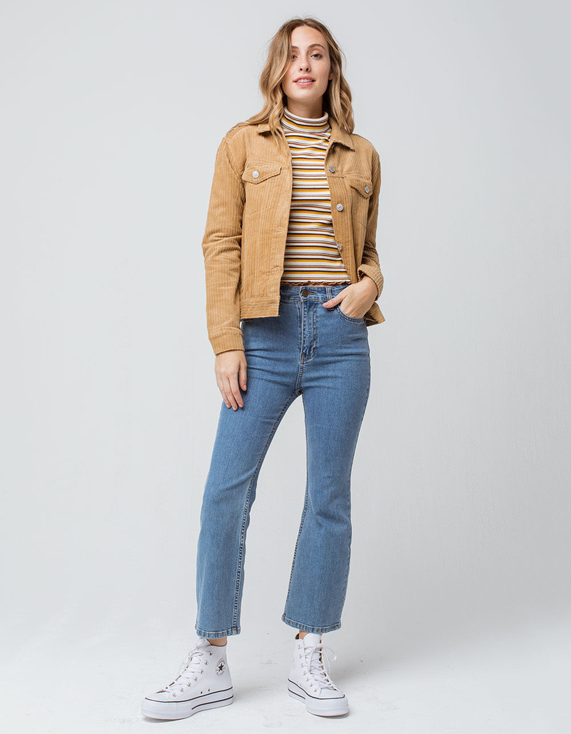 Sky And Sparrow Wide Corduroy Tan Womens Jacket Tan L Tillys