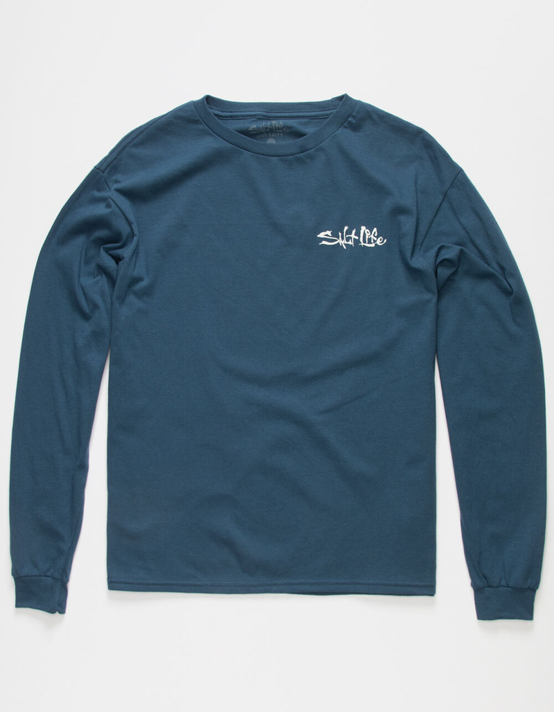 SALT LIFE Sunny Shark Boys Tee - NAVY | Tillys