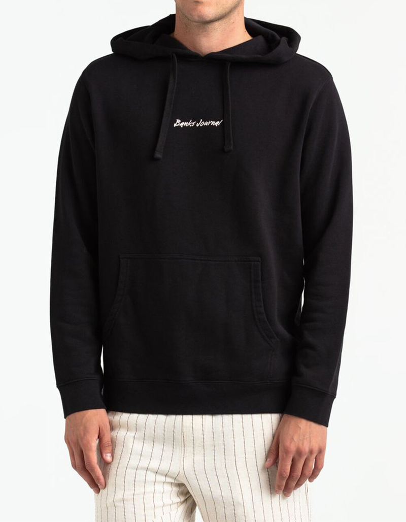 BANKS JOURNAL Cool Mens Hoodie - BLACK | Tillys