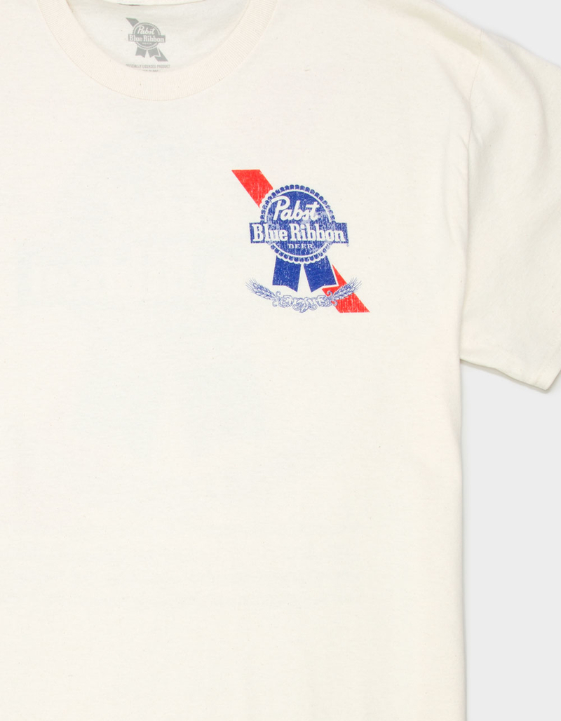 PABST BLUE RIBBON Logo Mens Tee - CREAM - XL | Tillys
