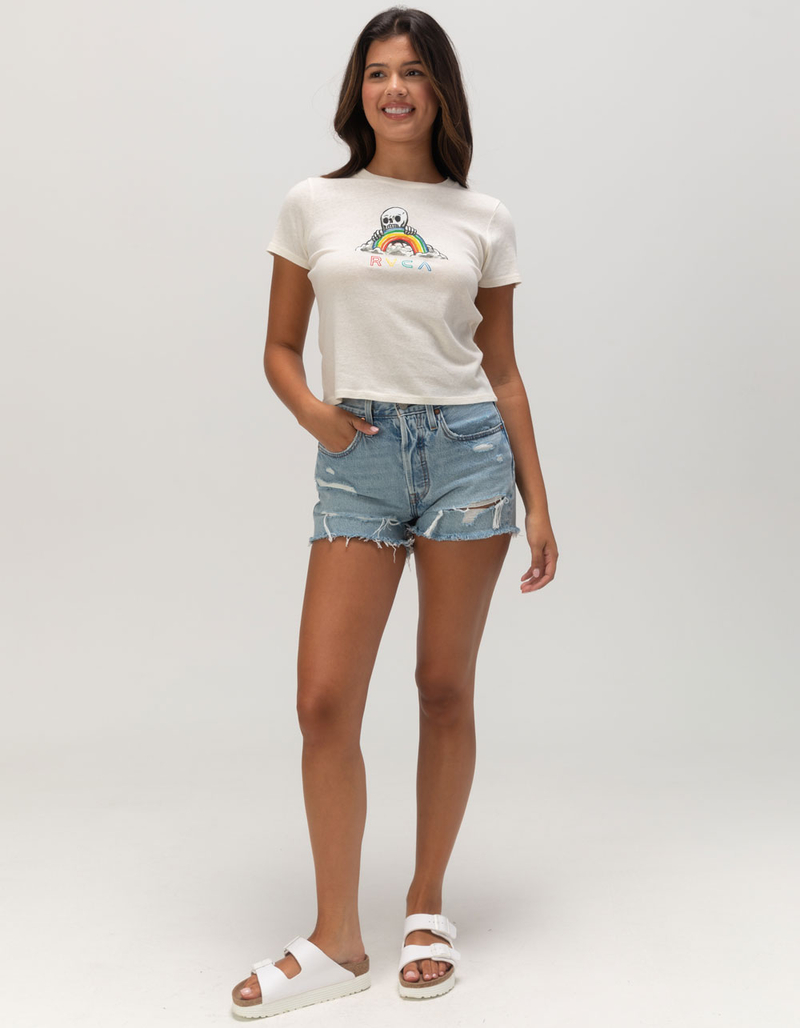 RVCA Rainbow Womens Skimmer Tee - WHITE | Tillys
