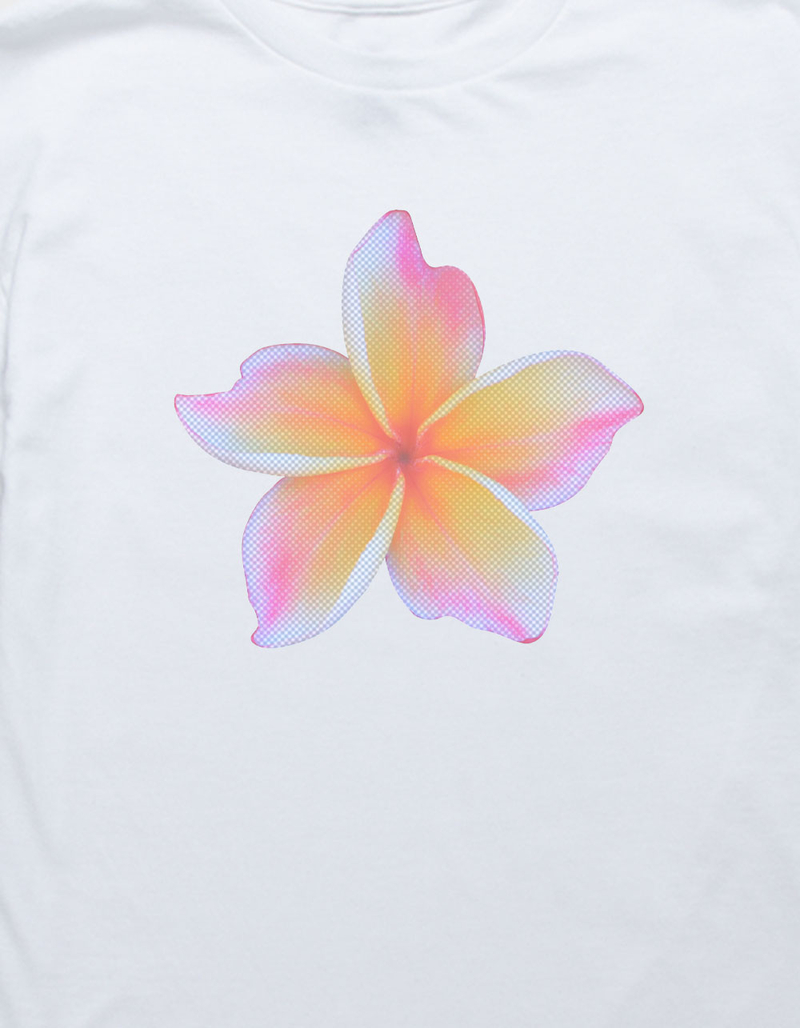 FLOWER Simple Plumeria Unisex Kids Tee - WHITE | Tillys