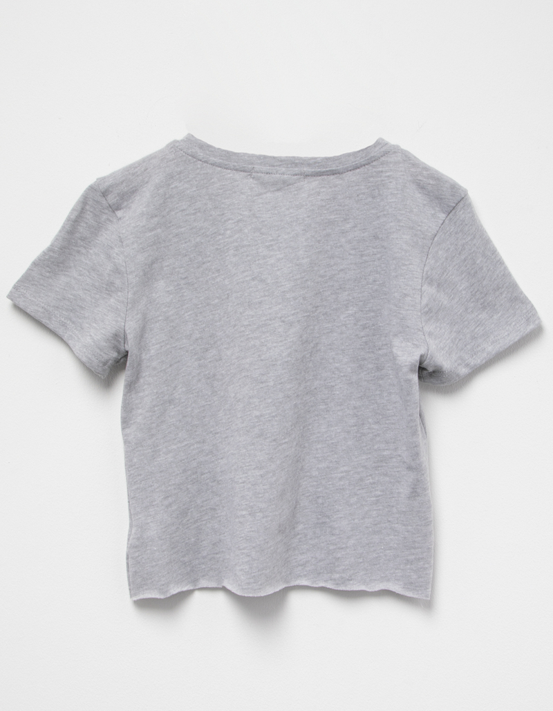 FULL TILT Outer Banks Girls Crop Tee - HEATHER GRAY | Tillys