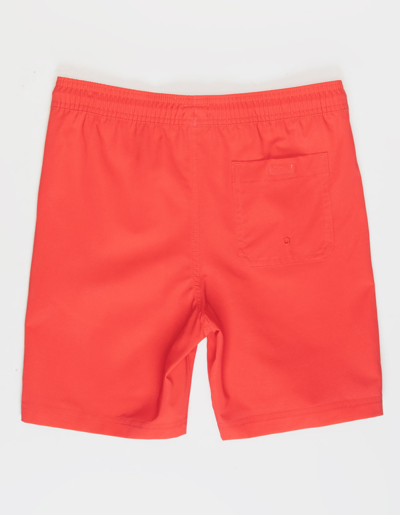BLUE CROWN Miami Garden Change Boys Swim Shorts - RED - L | Tillys