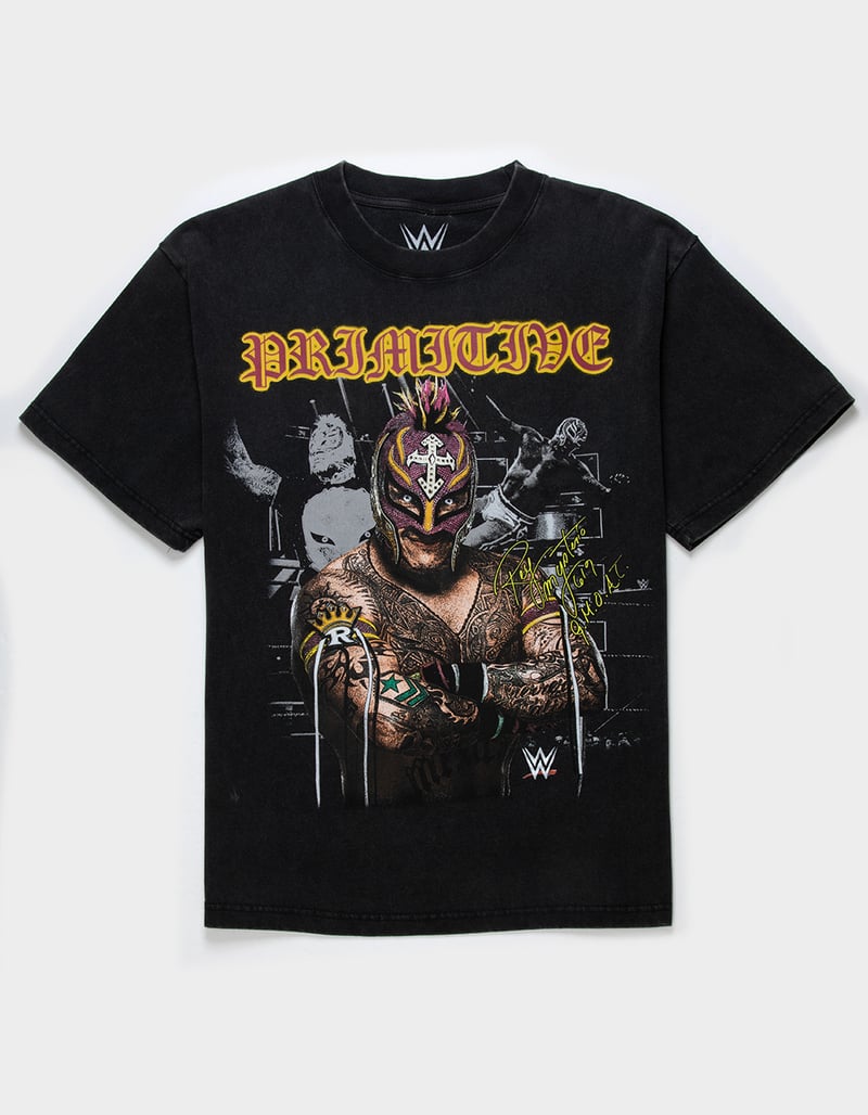 PRIMITIVE x WWE Mysterio Mens Boxy Tee - BLACK - XXL | Tillys
