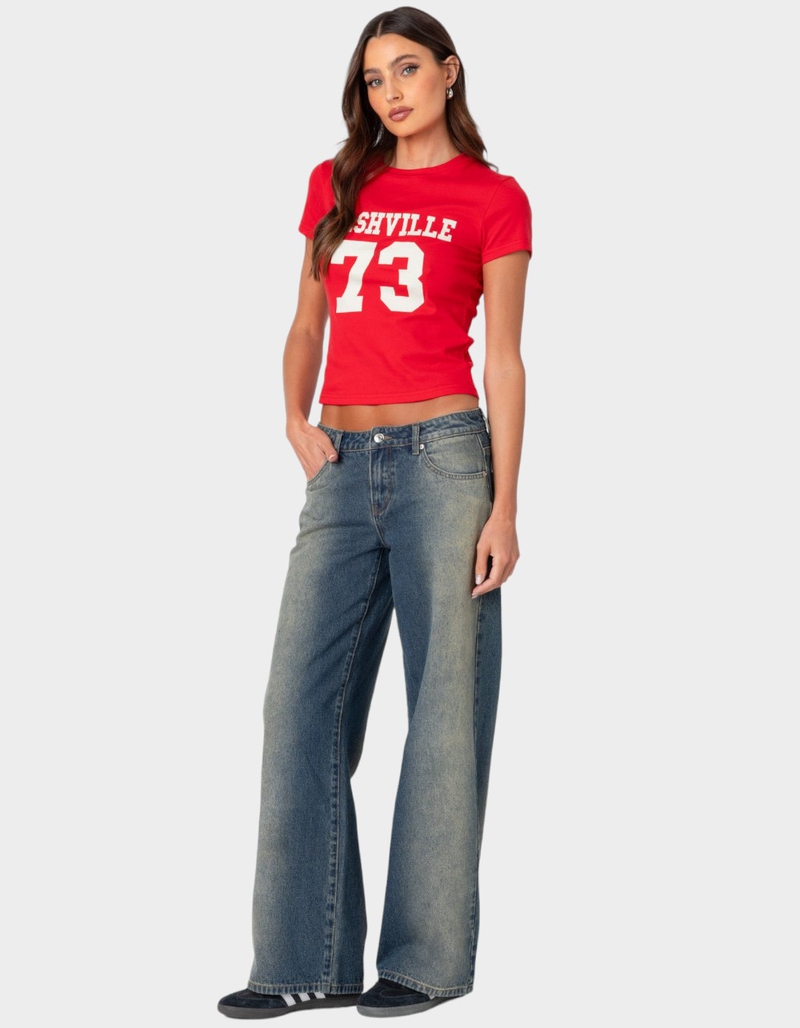 EDIKTED Nashville Tee - RED | Tillys