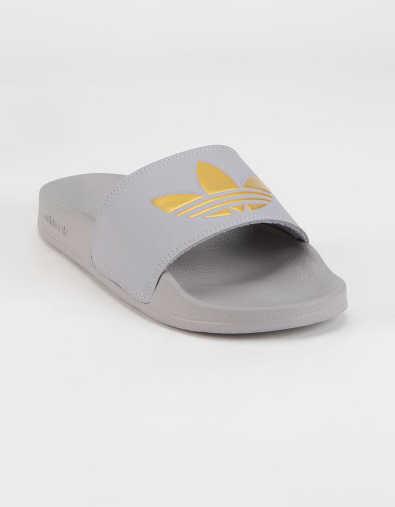 ADIDAS Adilette Lite Womens Gray Slide Sandals - GRAY | Tillys