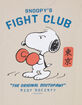 RIOT SOCIETY Peanuts Fight Club Mens Tee - SAND - M | Tillys