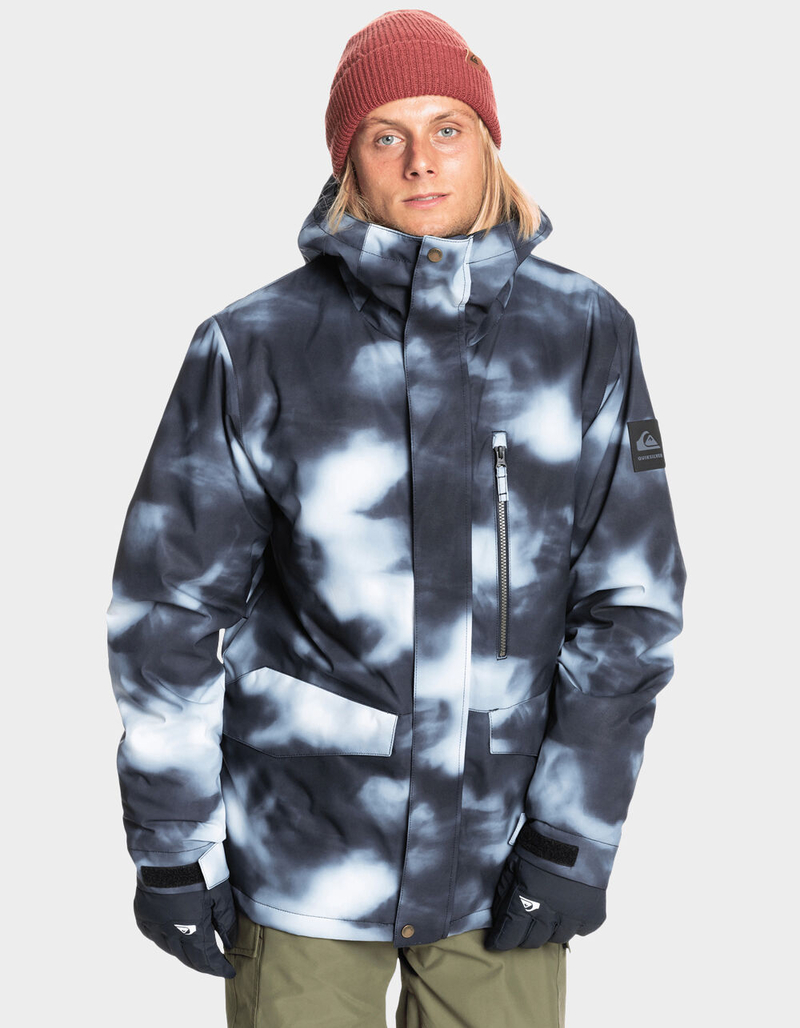 QUIKSILVER Mission Mens Snow Jacket - BLK/MULTI | Tillys