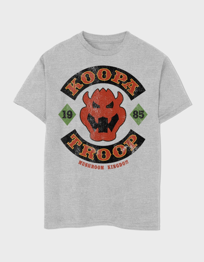 NINTENDO Koopa Troop Unisex Kids Tee - HEATHER GRAY - M | Tillys