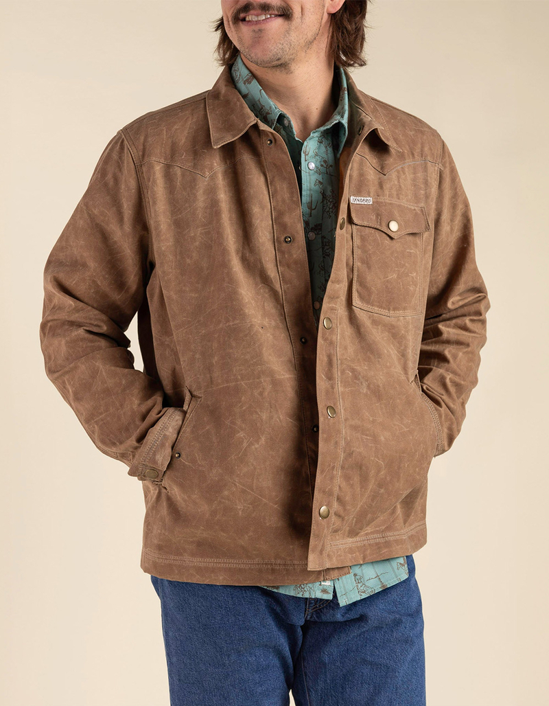 SENDERO PROVISIONS CO. Rancho Mens Waxed Jacket - BROWN | Tillys