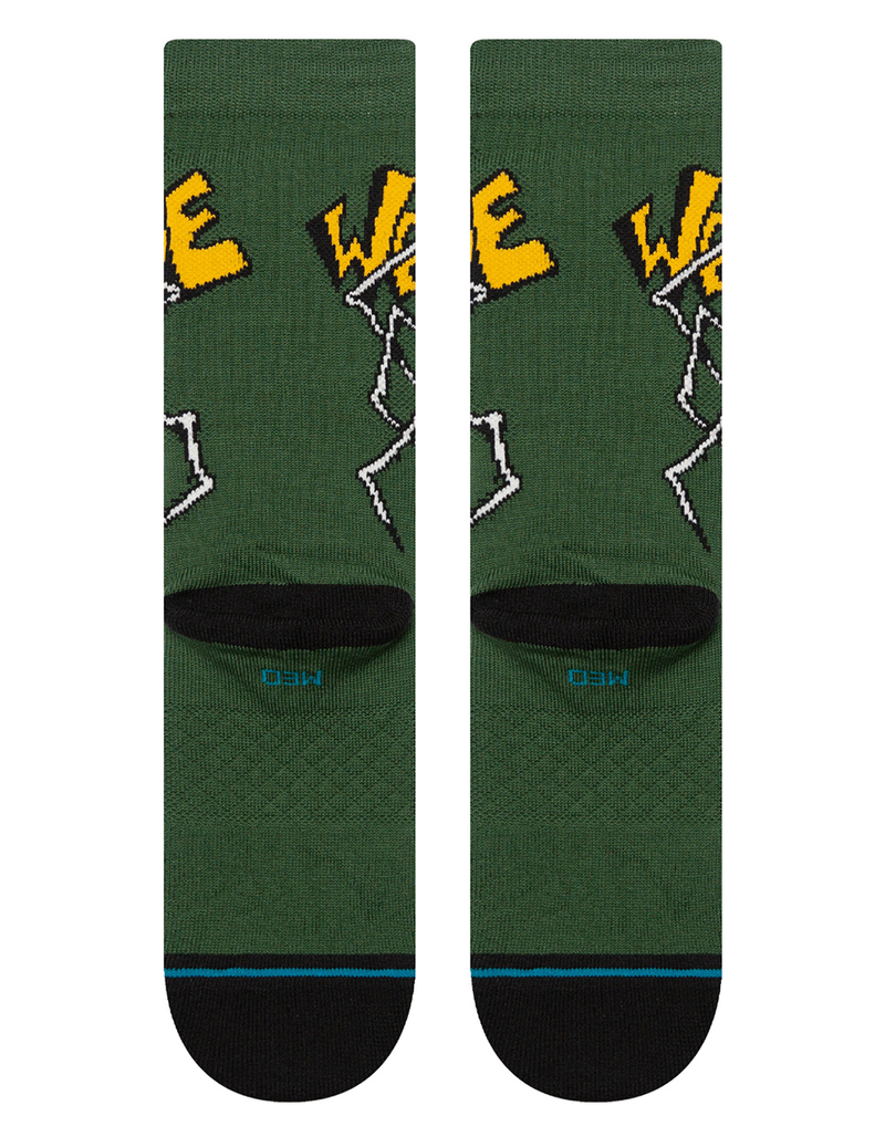 STANCE x Welcome Skateboards Mens Crew Socks - GREEN COMBO | Tillys