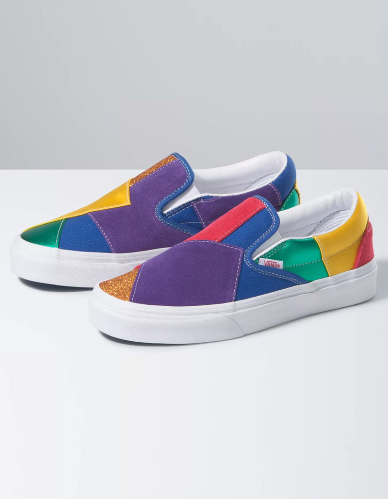 VANS x Pride Classic Womens Slip-On Shoes - MULTI - 10.5 | Tillys