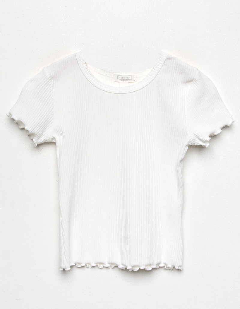 FULL TILT Essentials Girls Baby Tee - WHITE | Tillys
