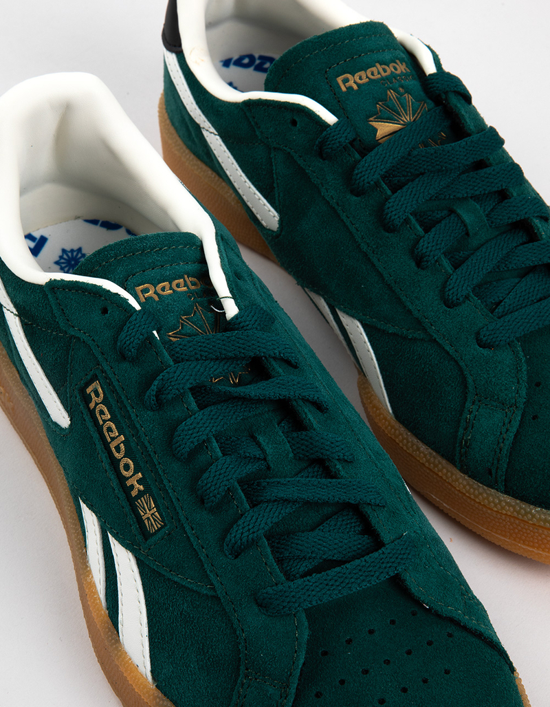 REEBOK Club C Grounds UK Shoes - GREEN/WHITE - M7/W8.5 | Tillys