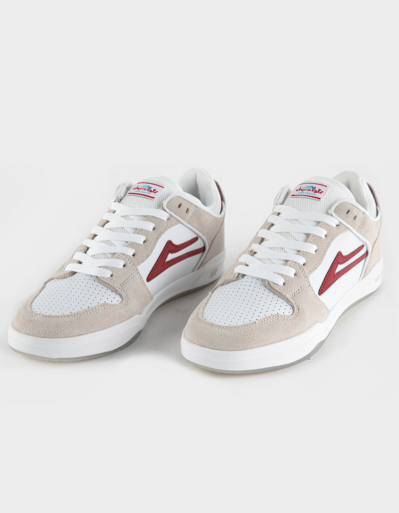 LAKAI x Chocolate Telford Low Mens Shoes - WHT/RED - 8.5 | Tillys