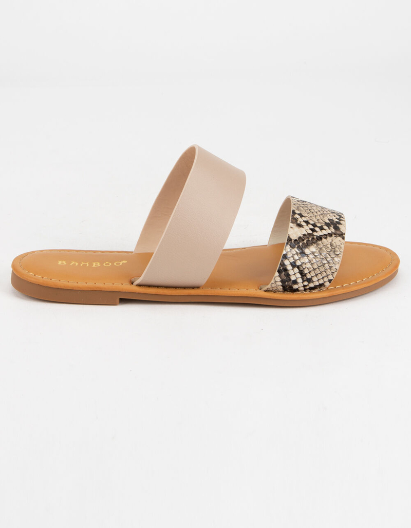 BAMBOO Double Strap Womens Snake Sandals - SNAKE - 11 | Tillys