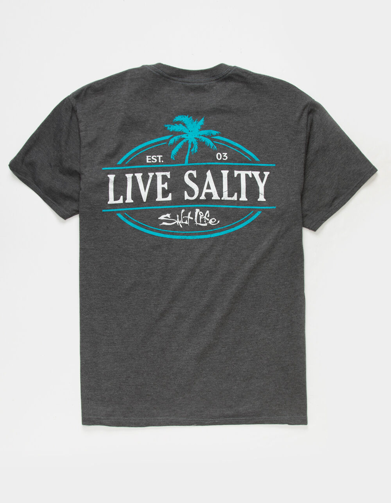 SALT LIFE The Motto Mens Pocket T-Shirt - CHARCOAL - M | Tillys