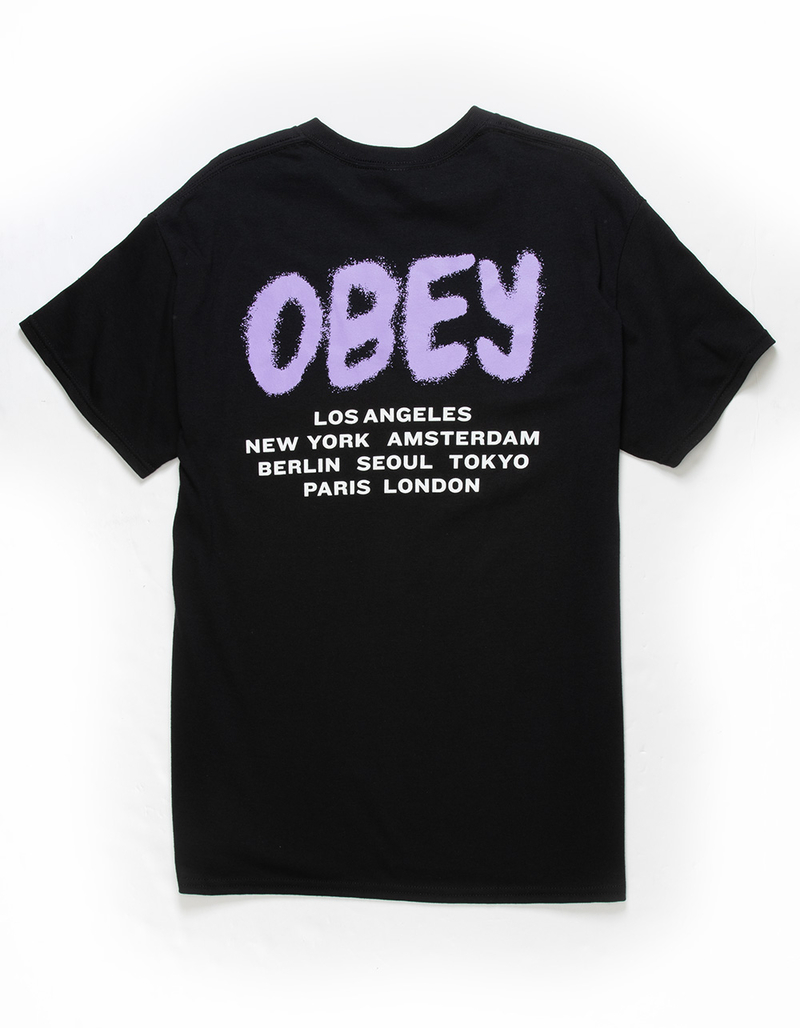 OBEY City Spray Mens Tee - BLACK - XL | Tillys