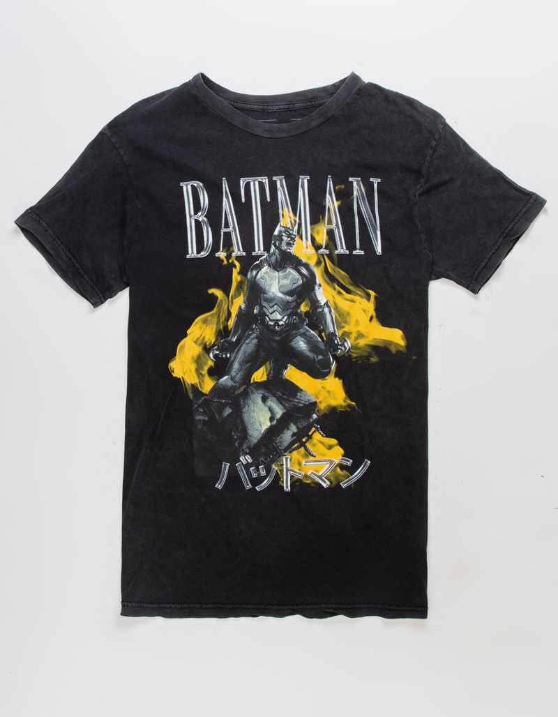 BATMAN Kanji Flames - BLACK - M | Tillys