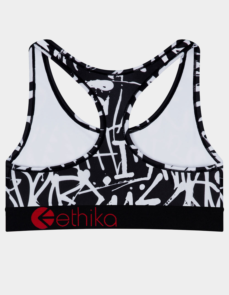 ETHIKA Bomber Mess Girls Sports Bra - BLK/WHT | Tillys