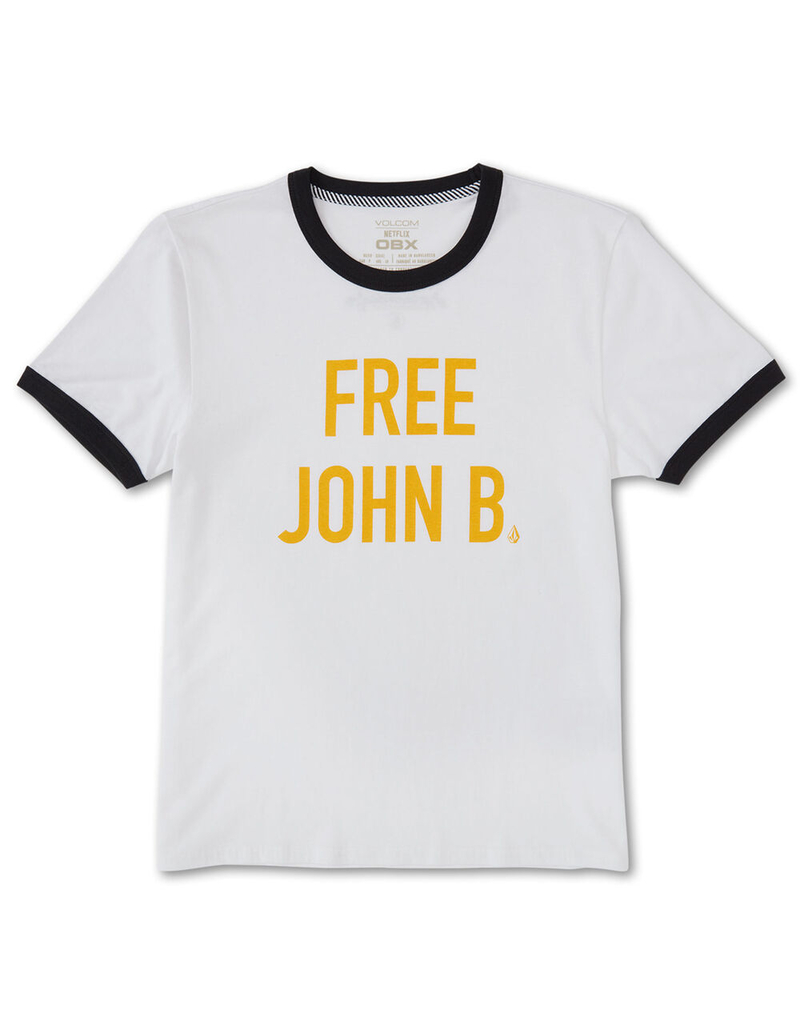 VOLCOM x Outer Banks John B Womens Ringer Tee - WHITE | Tillys